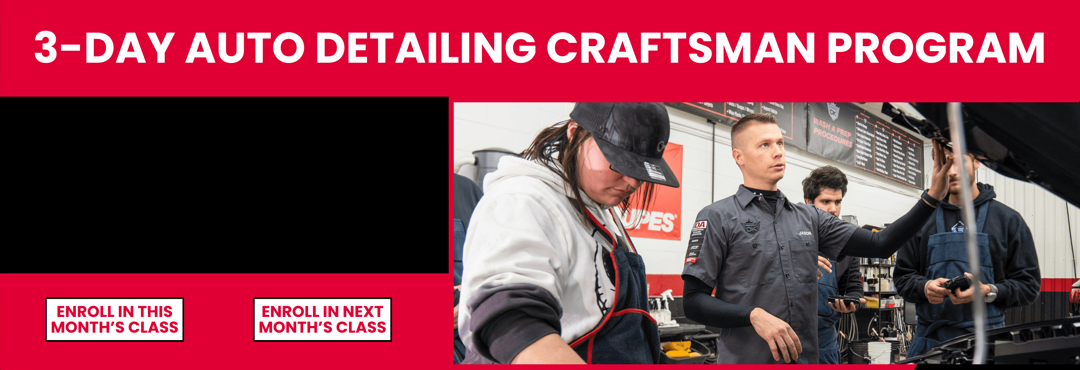 3-Day Auto Detailing Craftsman Seminar