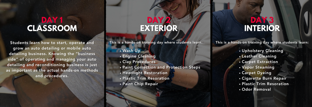 3-Day Auto Detailing Craftsman Seminar